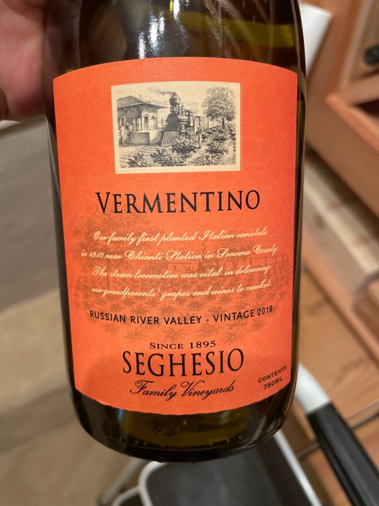 2019 Seghesio Family Vineyards Vermentino, USA, California, Sonoma ...
