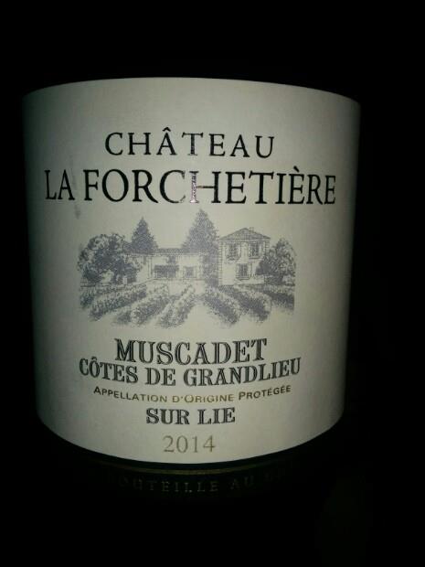 2014 Château la Forchetiére Muscadet-Côtes de Grandlieu sur lie, France ...