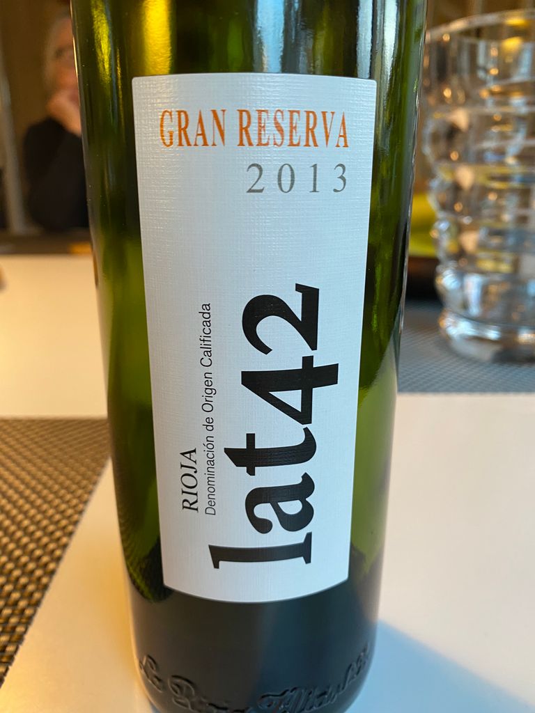 2013 Latitud 42 Rioja Gran Reserva, Spain, La Rioja, Rioja - CellarTracker