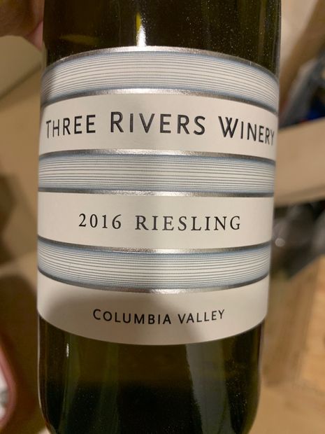 2017 Three Rivers Winery Riesling, USA, Washington, Columbia Valley ...