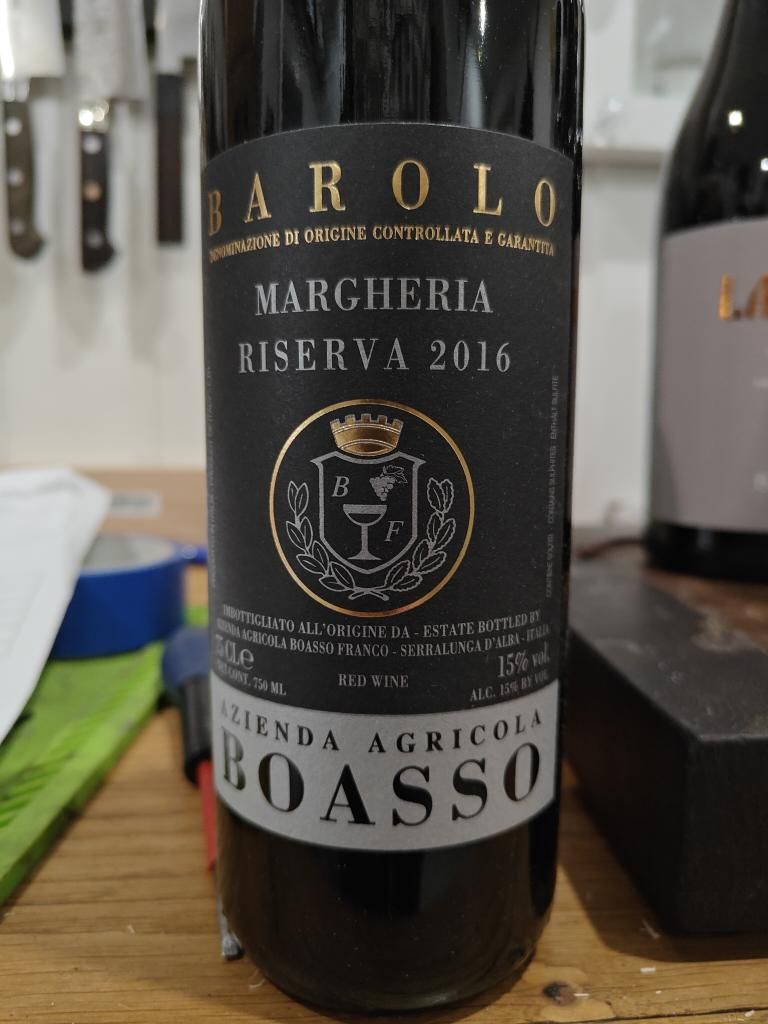 2016 Boasso Barolo Riserva Margheria, Italy, Piedmont, Langhe, Barolo ...
