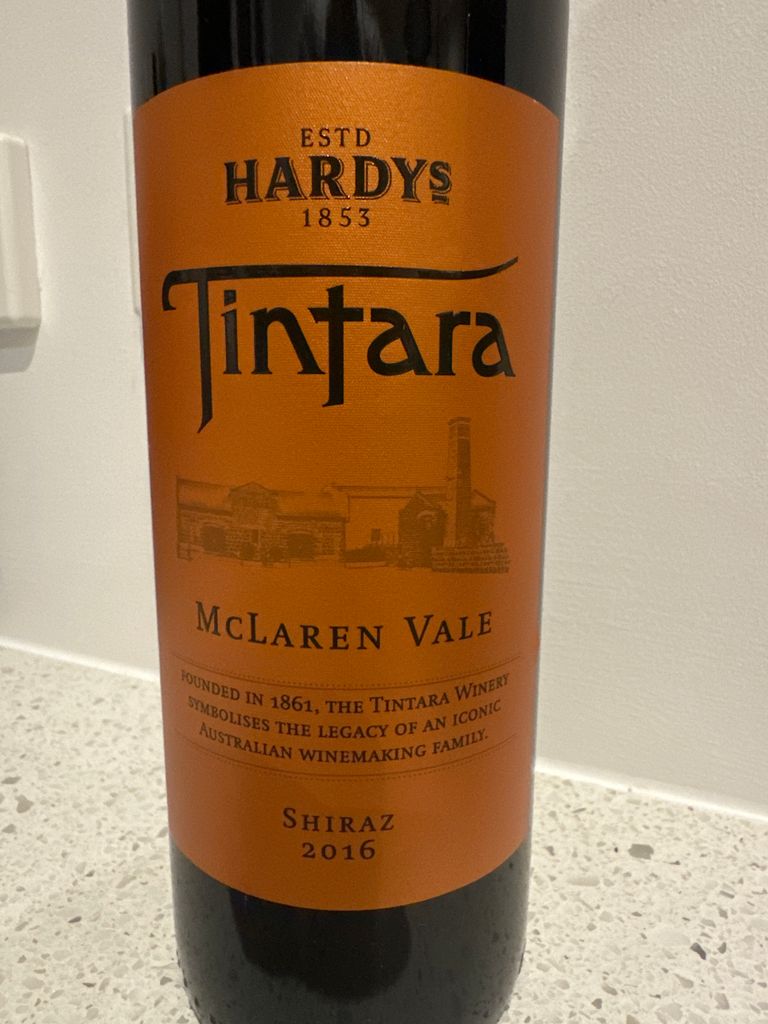 2016 Tintara Shiraz, Australia, South Australia, Fleurieu, McLaren Vale ...