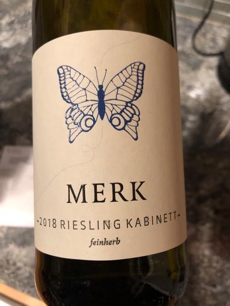 2011 Weingut Merk Riesling Kabinett feinherb, Germany, Pfalz ...
