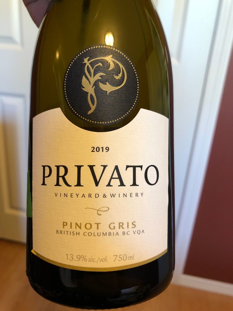 2019 Privato Pinot Noir Sorpresa, Canada, British Columbia, Okanagan ...