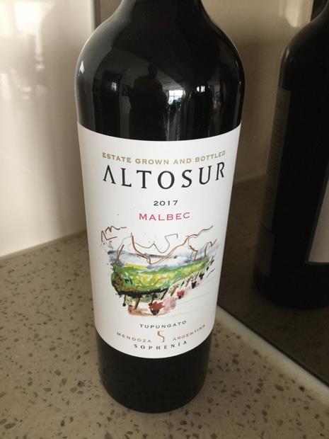 2017 Alto Sur Malbec Altosur, Argentina, Mendoza - CellarTracker