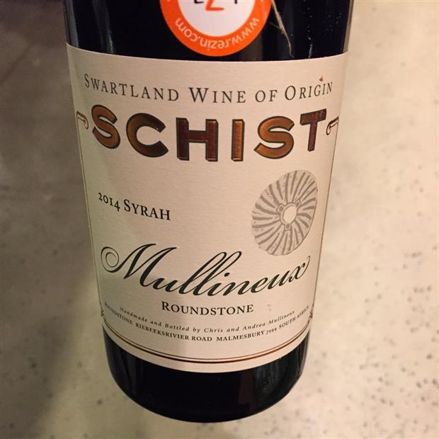 2008 Mullineux Syrah Schist Roundstone, South Africa, Coastal Region, Swartland - CellarTracker