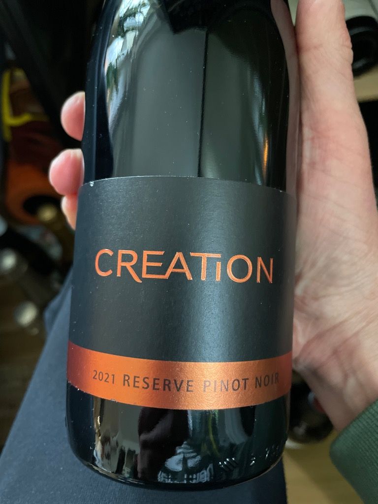 2022 Creation Wines Pinot Noir Reserve, South Africa, Cape South Coast ...
