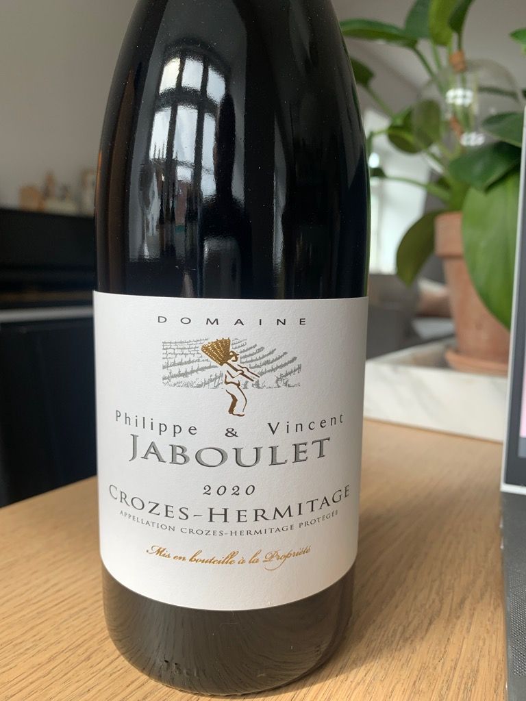 2022 Domaine Philippe & Vincent Jaboulet Crozes-Hermitage, France, Rhône, Northern Rhône, Crozes ...
