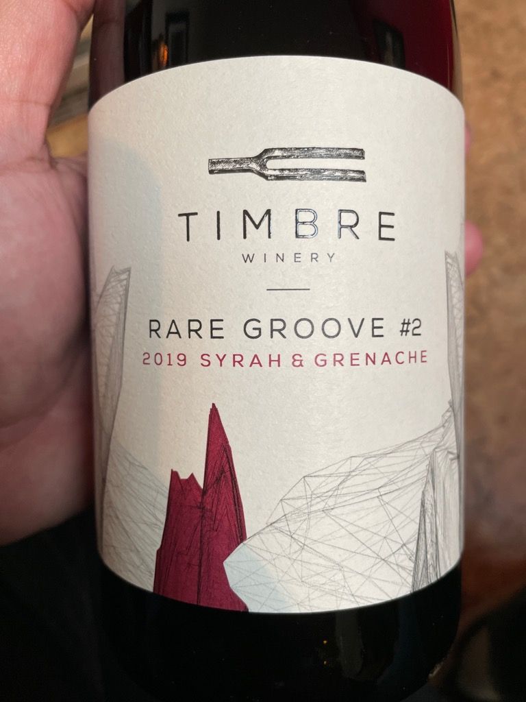 2021 Timbre Winery Rare Groove #2 Syrah & Grenache John Sebastiano ...