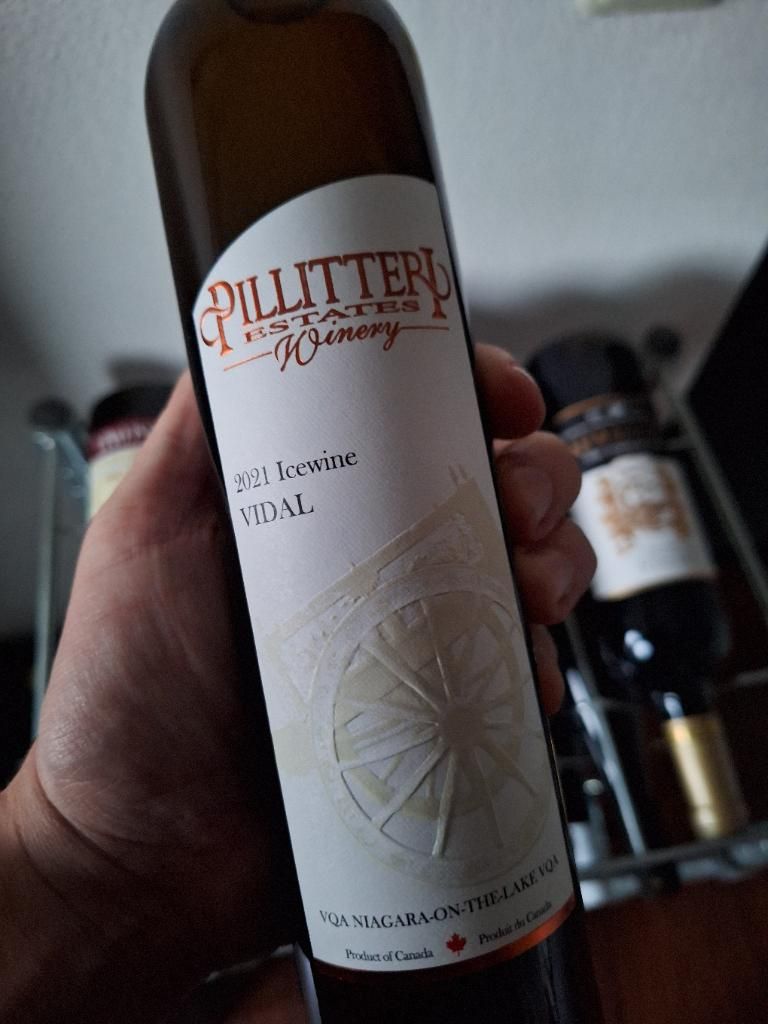 2021 Pillitteri Estates Winery Vidal Icewine, Canada, Ontario, Niagara ...