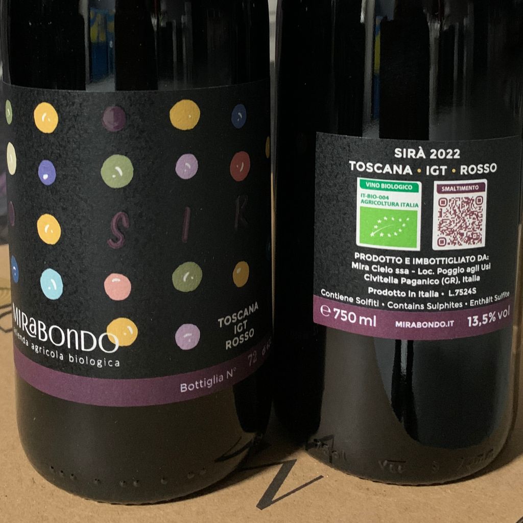 2022 Mirabondo Syrah Sira, Italy, Tuscany, Toscana IGT - CellarTracker
