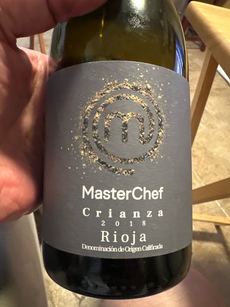 2018 MasterChef Rioja Crianza, Spain, La Rioja, Rioja - CellarTracker
