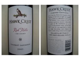 2005 Hawk Crest Cabernet Sauvignon, USA, California - CellarTracker