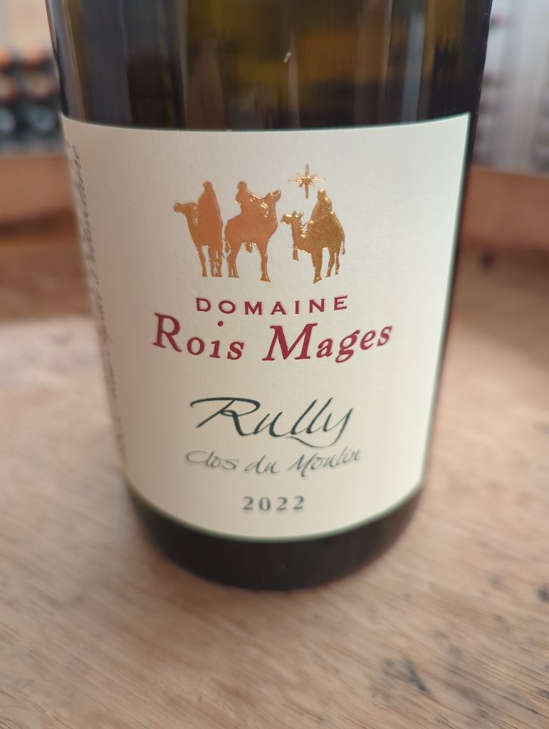 2022 Domaine Rois Mages Rully Clos du Moulin Blanc, France, Burgundy ...
