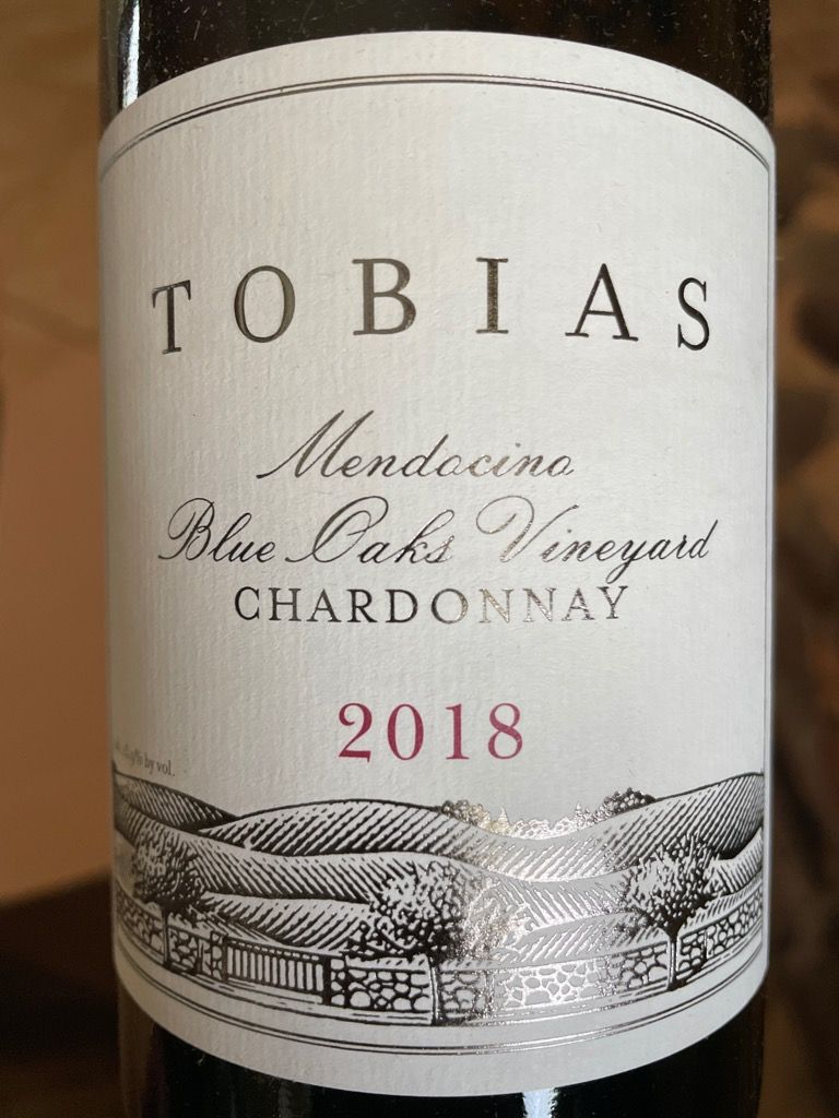 2021 Tobias Vineyards Chardonnay Blue Oaks Vineyard Mendocino, USA ...