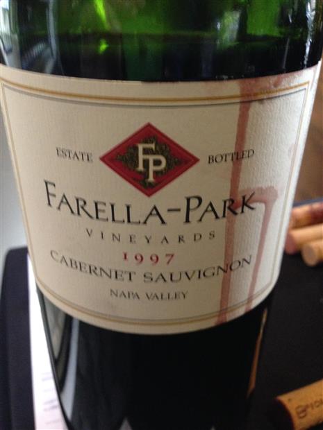 1997 Farella Vineyards Cabernet Sauvignon Napa Valley, USA, California ...