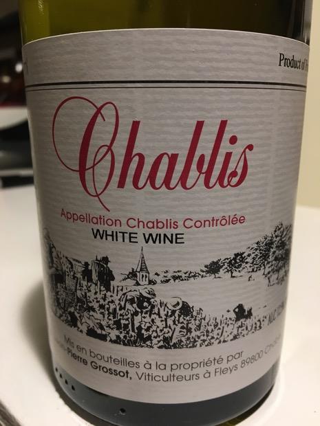 2012 Domaine Corinne et Jean Pierre Grossot Chablis, France, Burgundy ...