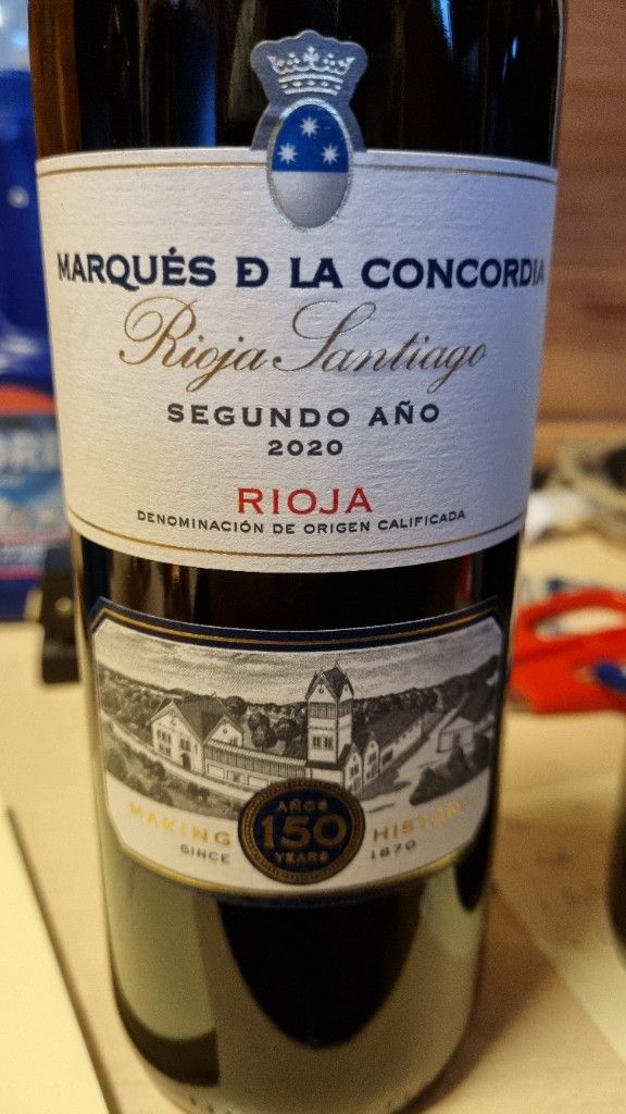 2023 Marqués de la Concordia Tempranillo Rioja, Spain, La Rioja, Rioja ...