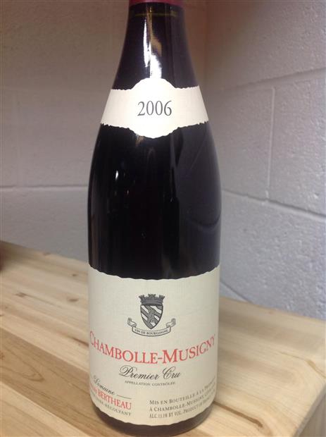 2006 Domaine Bertheau (Pierre et François) Chambolle-Musigny 1er Cru ...