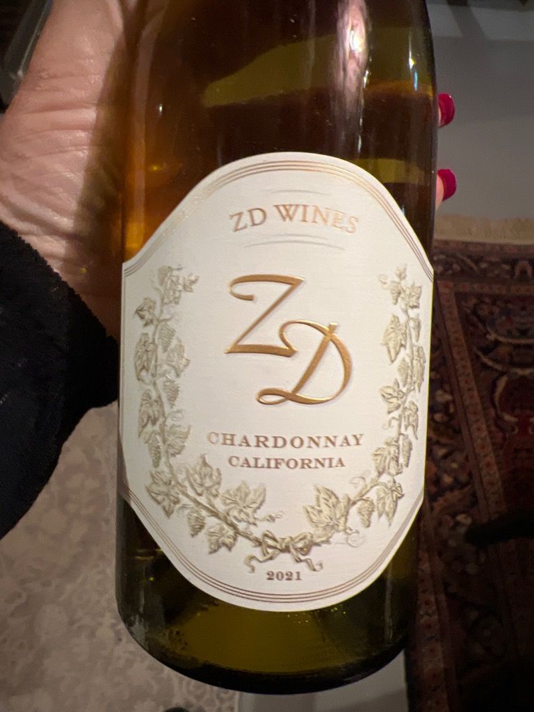 2021 ZD Wines Chardonnay, USA, California - CellarTracker