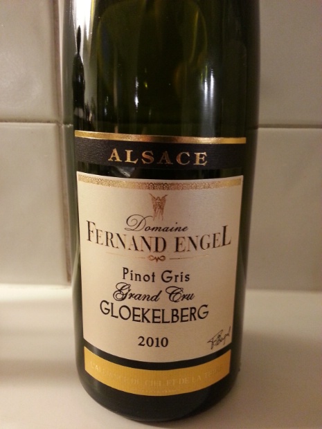2009 Domaine Fernand Engel Pinot Gris Gloeckelberg, France, Alsace ...