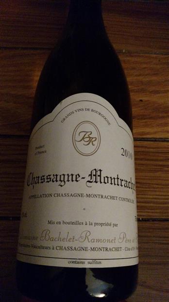 2012 Domaine Bachelet-Ramonet Chassagne-Montrachet, France, Burgundy ...