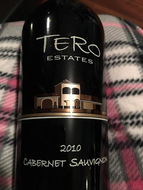 2010 Tero Estates Cabernet Sauvignon Windrow Vineyards Hill Block, USA ...