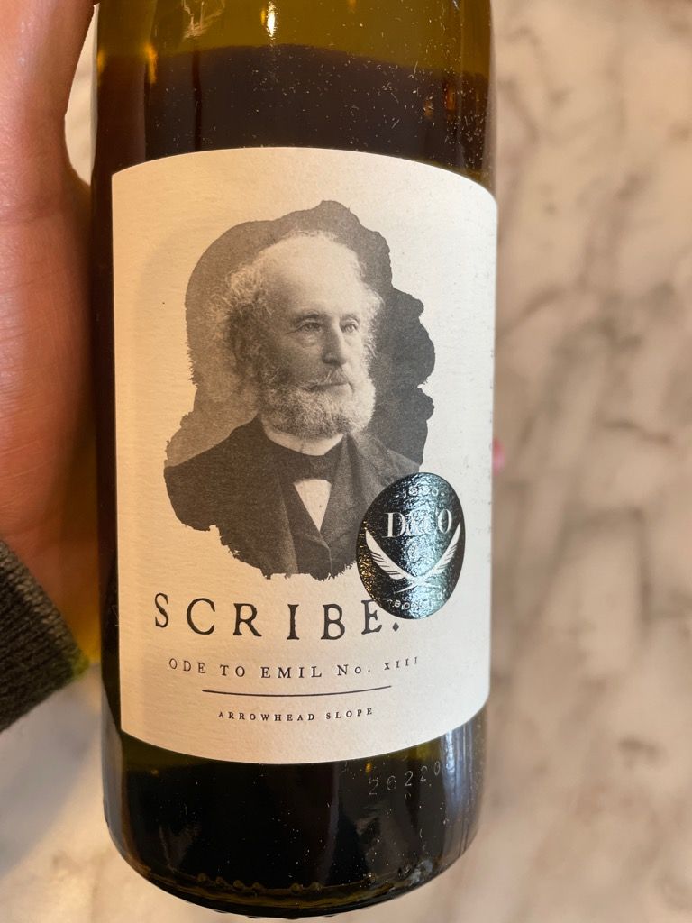 2022 Scribe Sylvaner Ode to Emil, USA, California, Napa / Sonoma ...