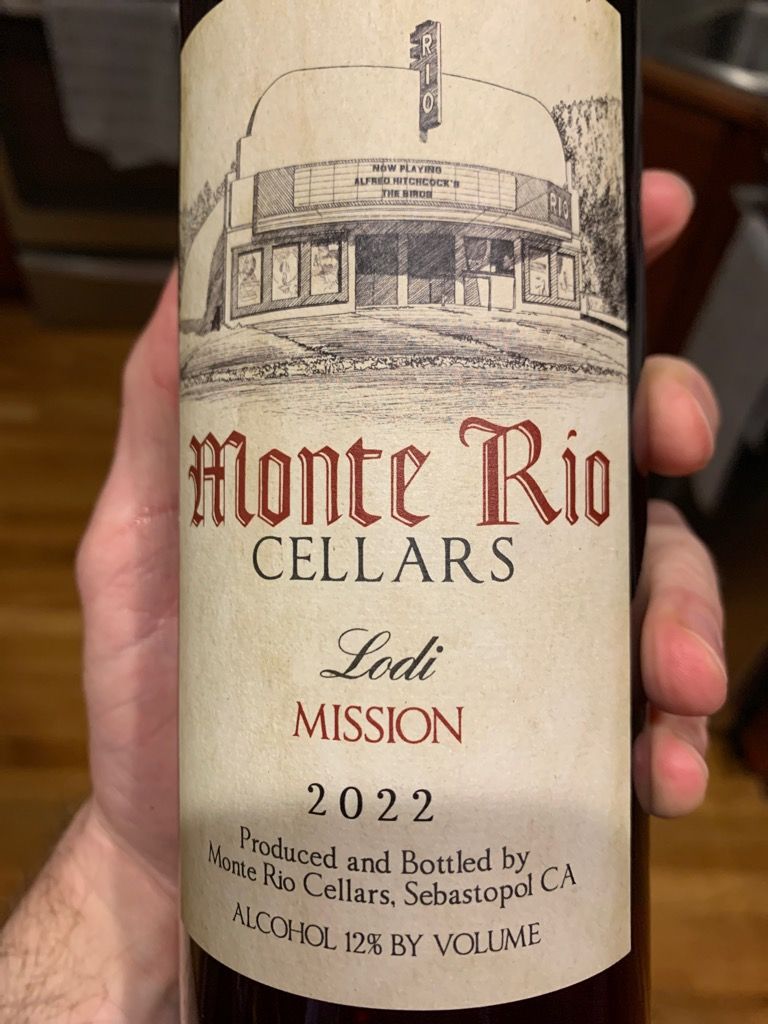 2022 Monte Rio Cellars Mission, USA, California, Central Valley, Lodi ...