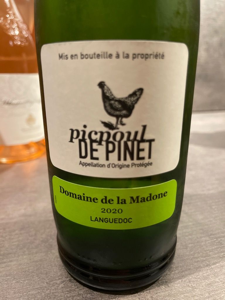 2020 Domaine de la Madone Picpoul de Pinet, France, Languedoc ...
