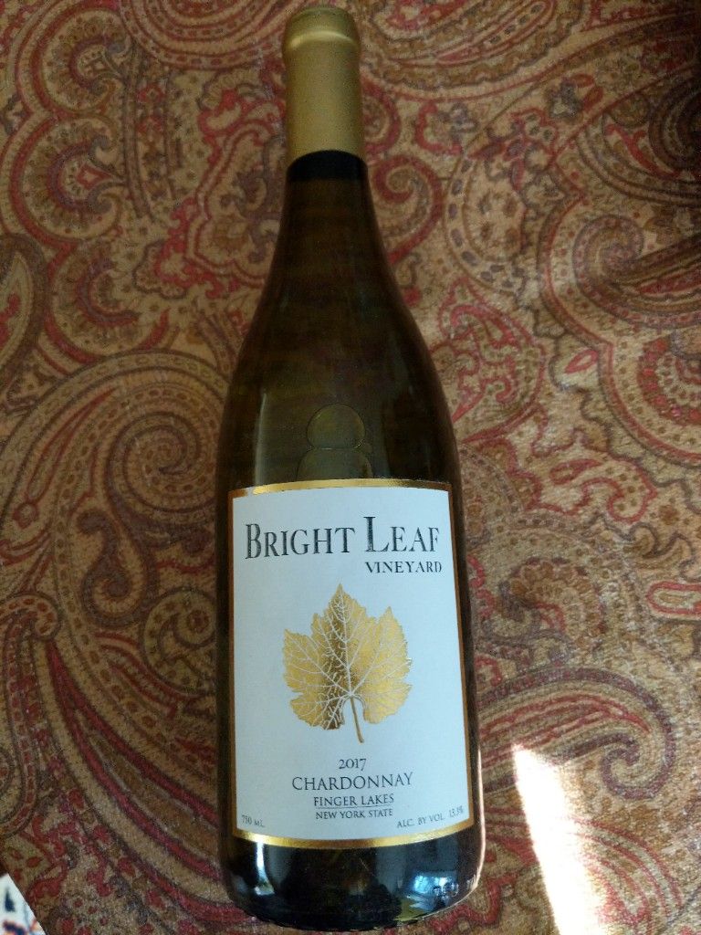 2018 Bright Leaf Vineyard Chardonnay, USA, New York, Finger Lakes ...