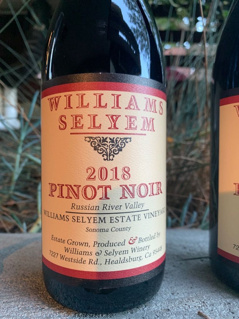 2018 Williams Selyem Pinot Noir Russian River Selection, USA ...
