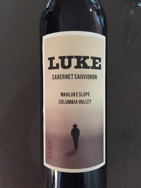 2012 Luke Wines Cabernet Sauvignon, USA, Washington, Columbia Valley ...