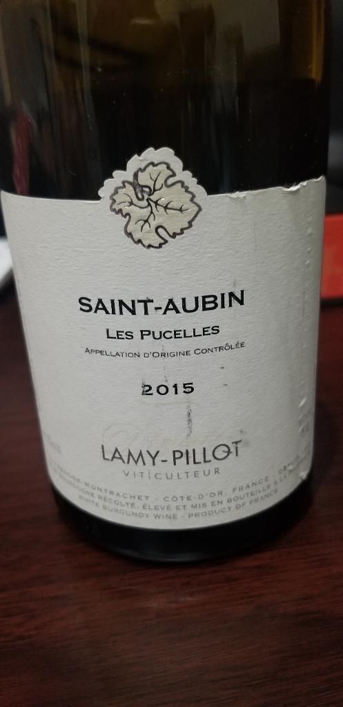 2015 Domaine Lamy-Pillot Saint-Aubin Les Argilliers, France, Burgundy ...