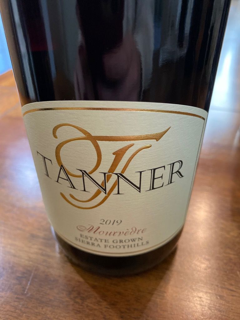 2019 Tanner Vineyards Mourvèdre Calaveras County, USA, California ...