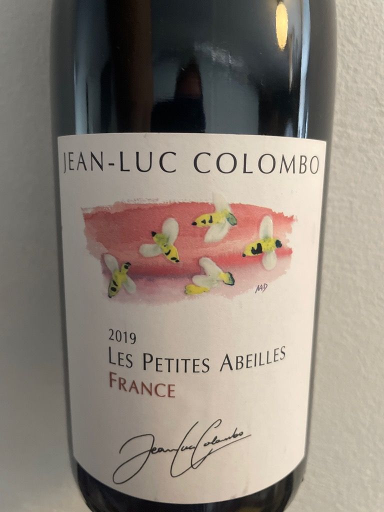 2020 Jean-Luc Colombo Les Petites Abeilles Blanc, France, Vin de France ...