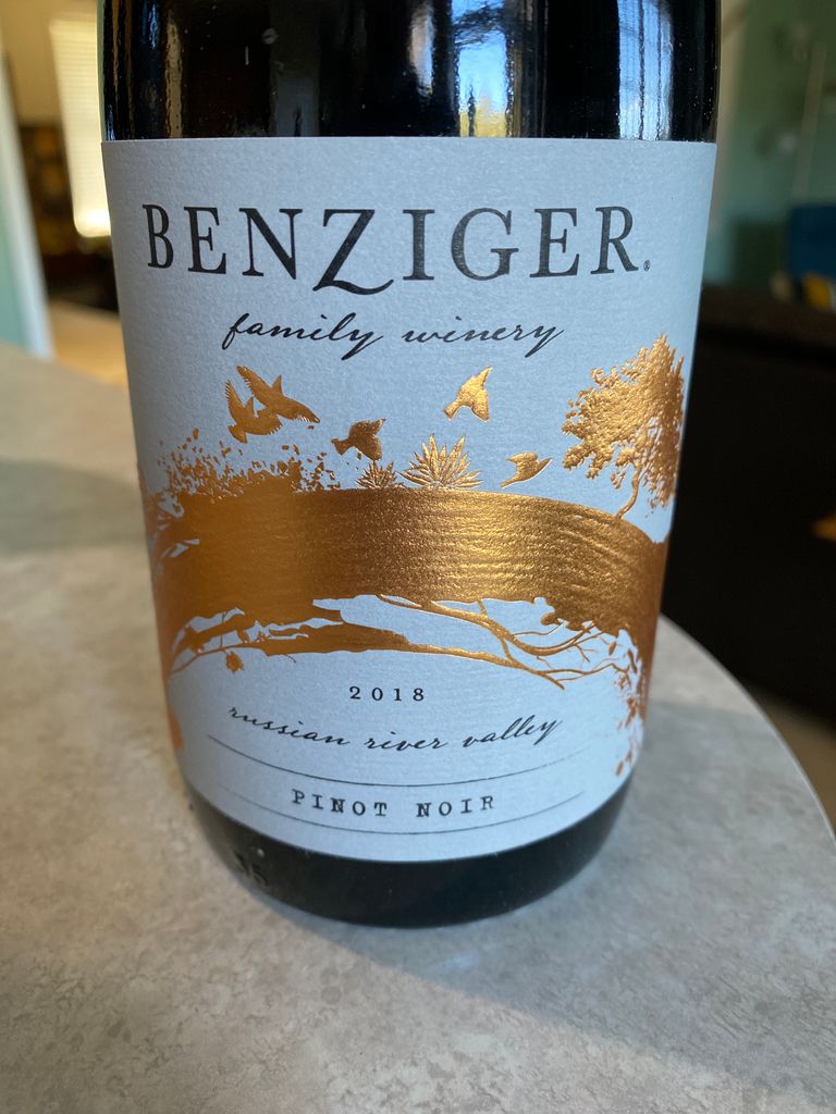 2021 Benziger Family Winery Pinot Noir Sonoma County, USA, California ...
