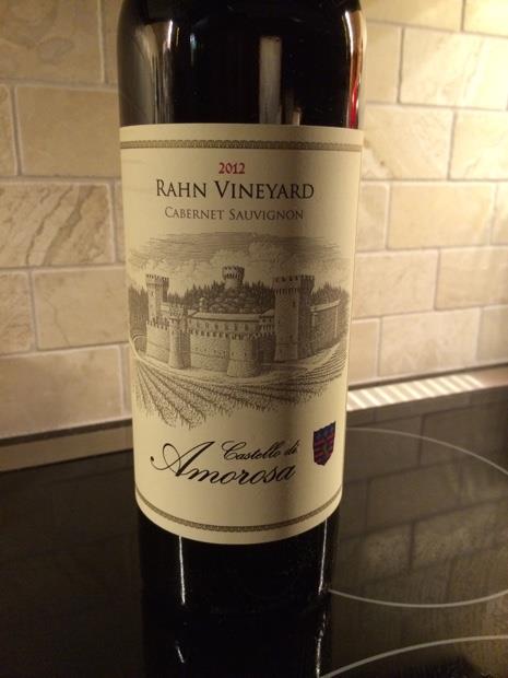 2012 Castello di Amorosa Cabernet Sauvignon Rahn Vineyard, USA ...