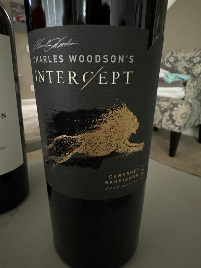 2021 Charles Woodson Wines Cabernet Sauvignon Intercept, USA ...