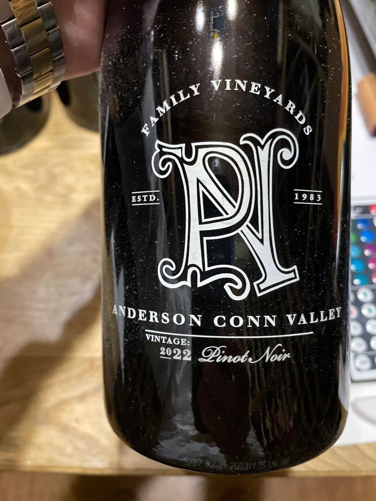 2022 Anderson's Conn Valley Vineyards Pinot Noir, USA, California, Napa ...