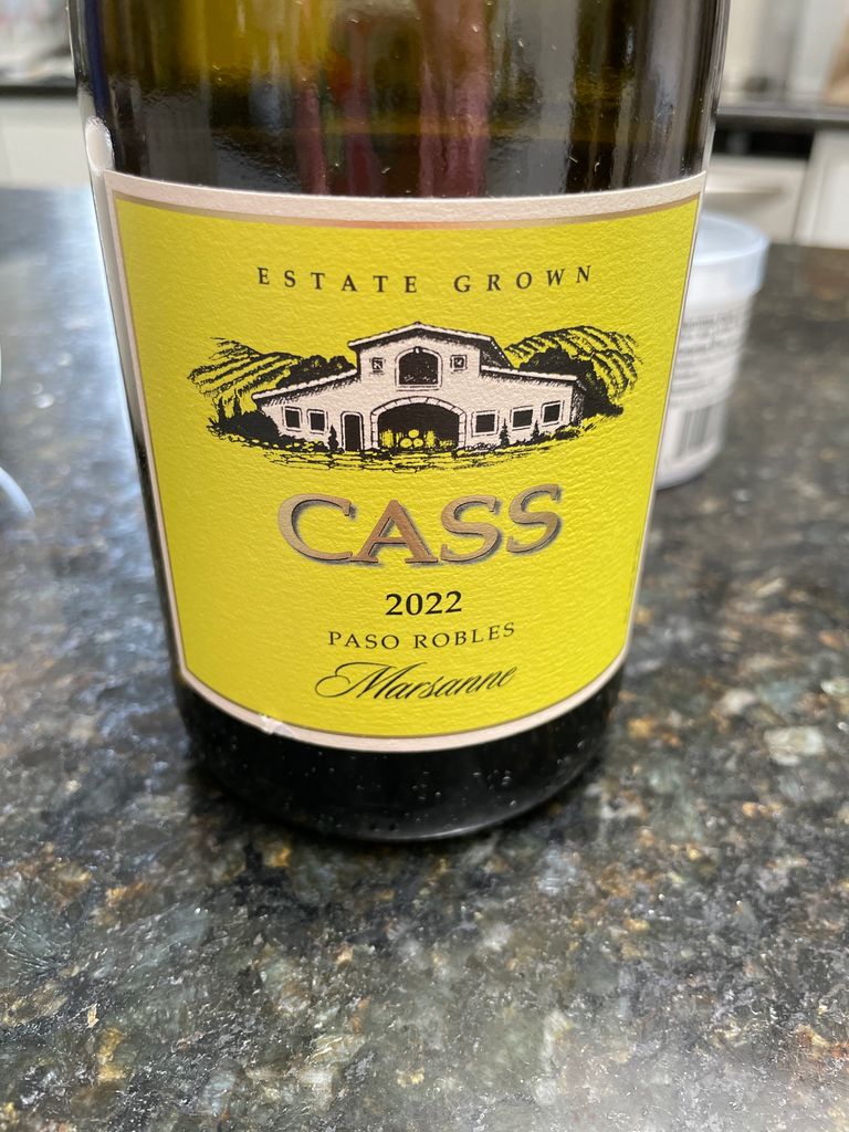 2023 Cass Marsanne, USA, California, Central Coast, Paso Robles ...
