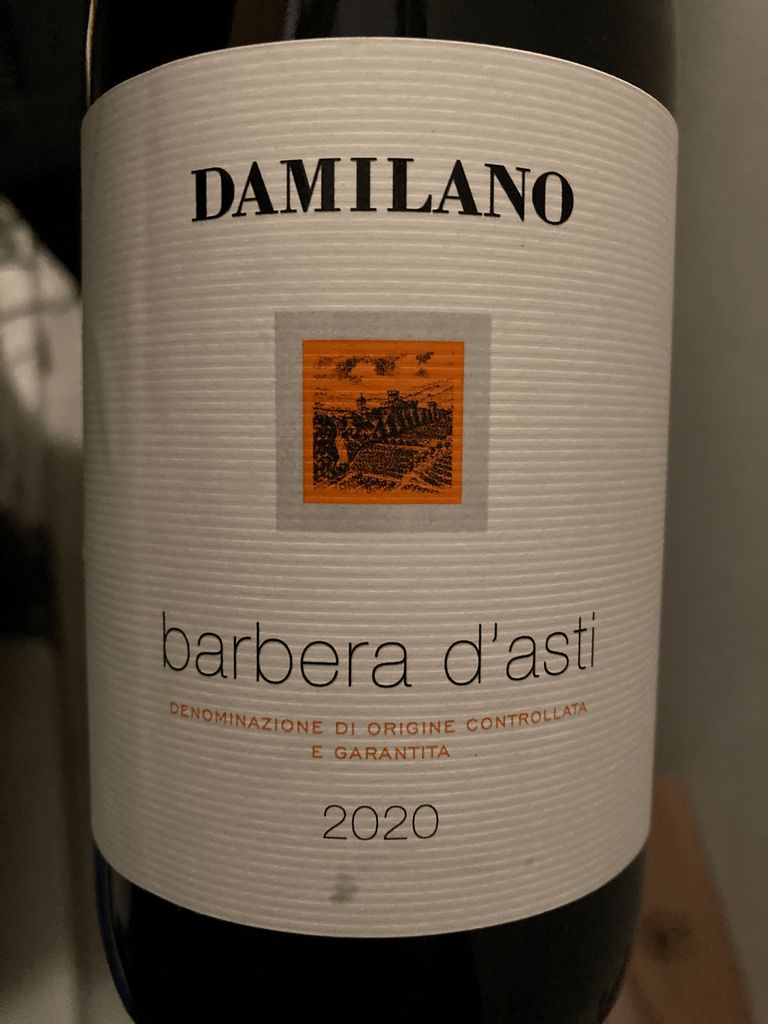 2020 Damilano Barbera d'Asti, Italy, Piedmont, Asti, Barbera d'Asti ...