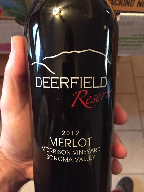 2012 Deerfield Ranch Merlot, USA, California, Sonoma County, Sonoma ...