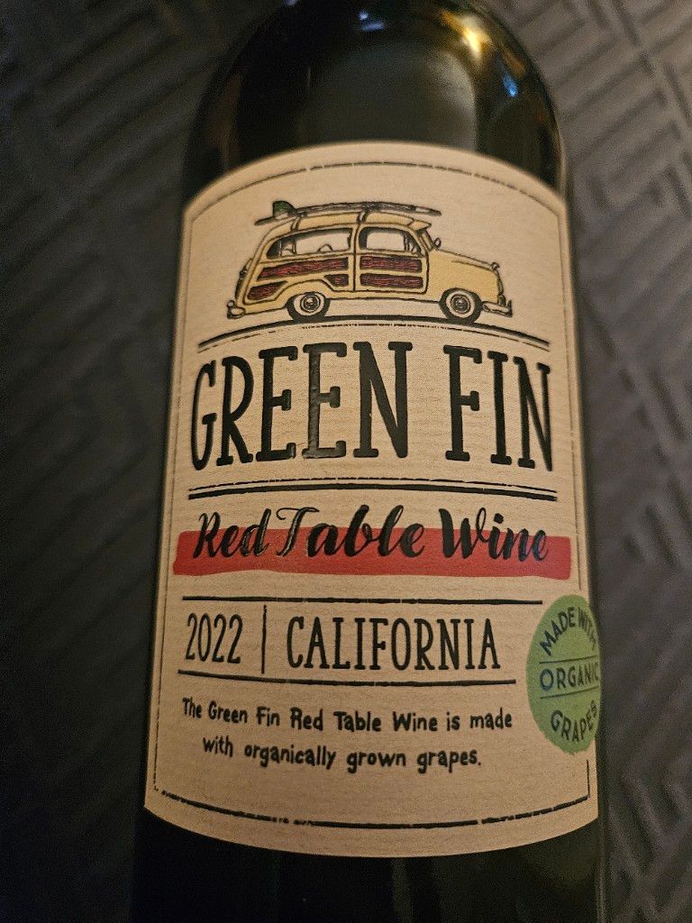 2023 Green Fin Winery Red Wine, USA, California - CellarTracker
