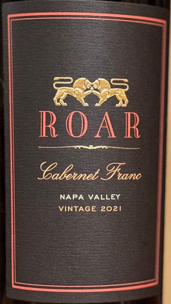 2021 Roar Cabernet Franc Napa Valley, USA, California, Napa Valley ...