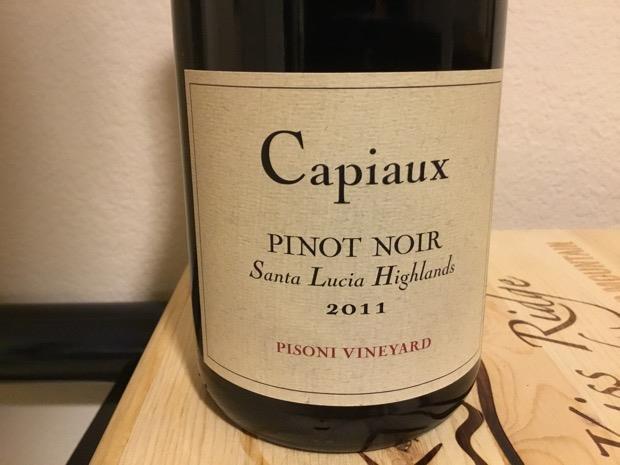 2011 Capiaux Cellars Pinot Noir Pisoni Vineyard, USA, California ...