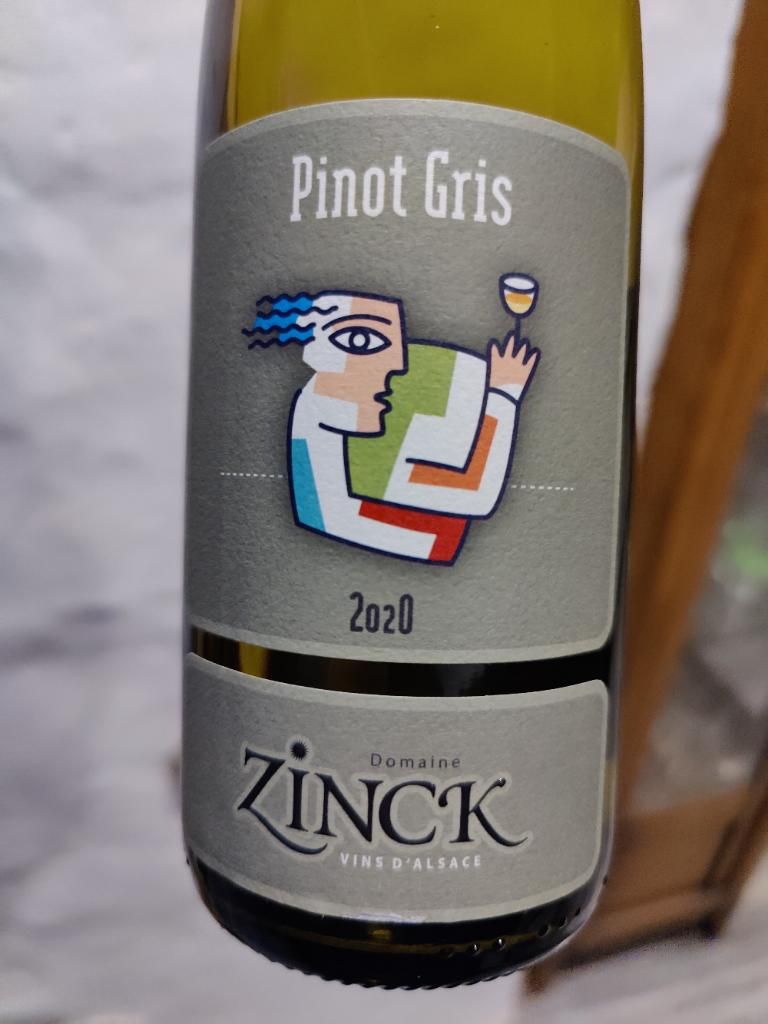 2020 Domaine Zinck Pinot Gris, France, Alsace - CellarTracker
