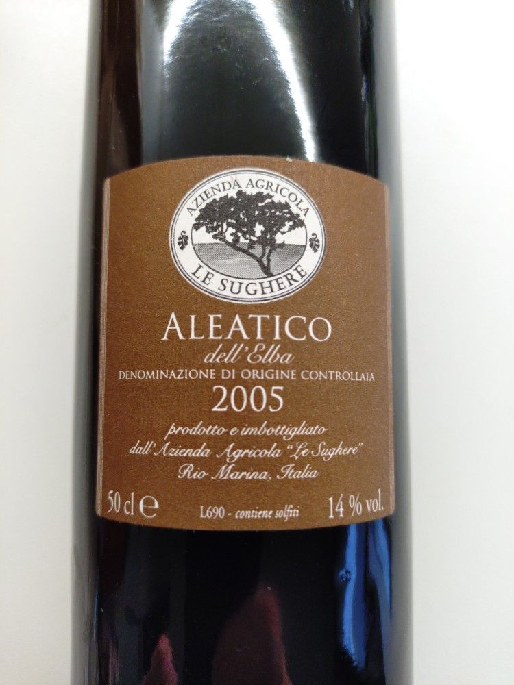 2005 Le Sughere del Montefico Aleatico Passito dell'Elba L'Esilio ...