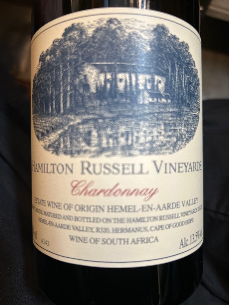 2023 Hamilton Russell Vineyards Chardonnay, South Africa, Cape South ...