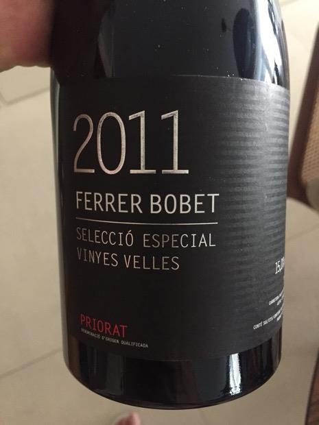 2011 Ferrer Bobet Priorat Selecció Especial Vinyes Velles, Spain ...